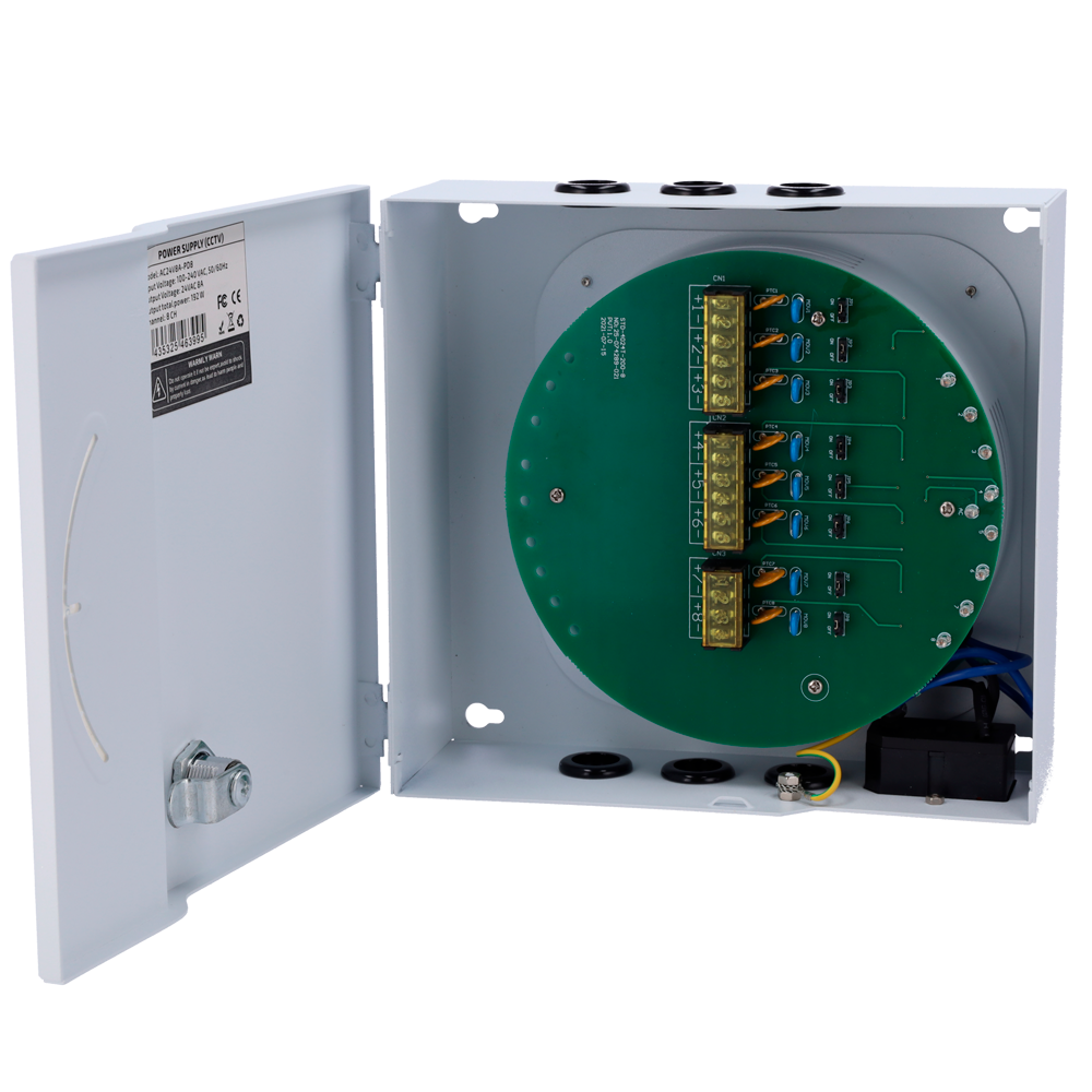 Power Distribution Box AC Input 100 240 V 50 60 Hz 8 Channels Power Distribution Box AC Input 100 240 V 50 60 Hz 8 Channels